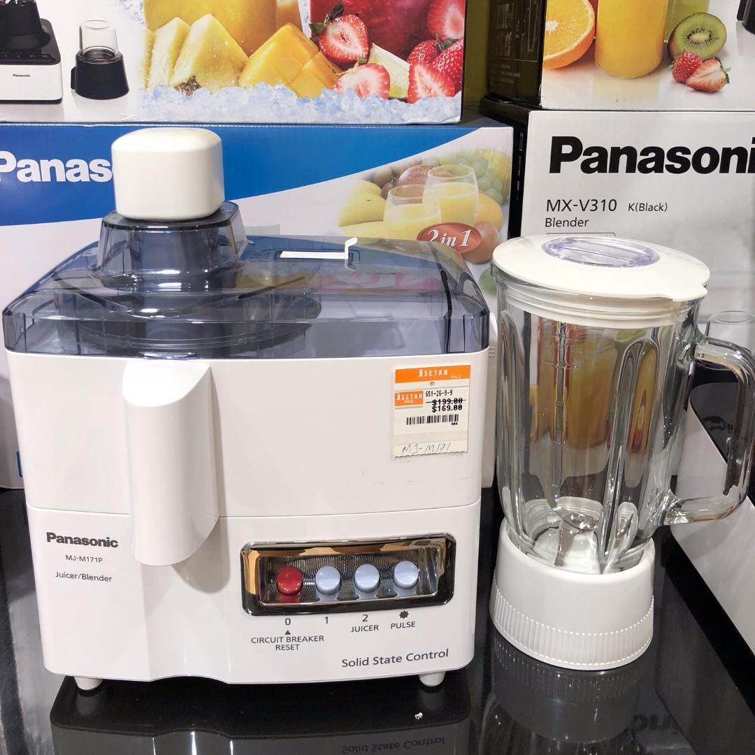 Panasonic Juicer/Blender (MJ-W171P) - Made in Japan, TV & Home ...