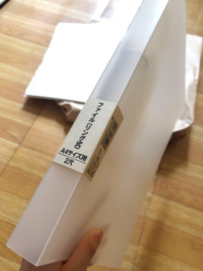 MUJI A4 BINDER & FILLERS, Hobbies & Toys, Stationary & Craft, Craft Supplies & Tools on Carousell
