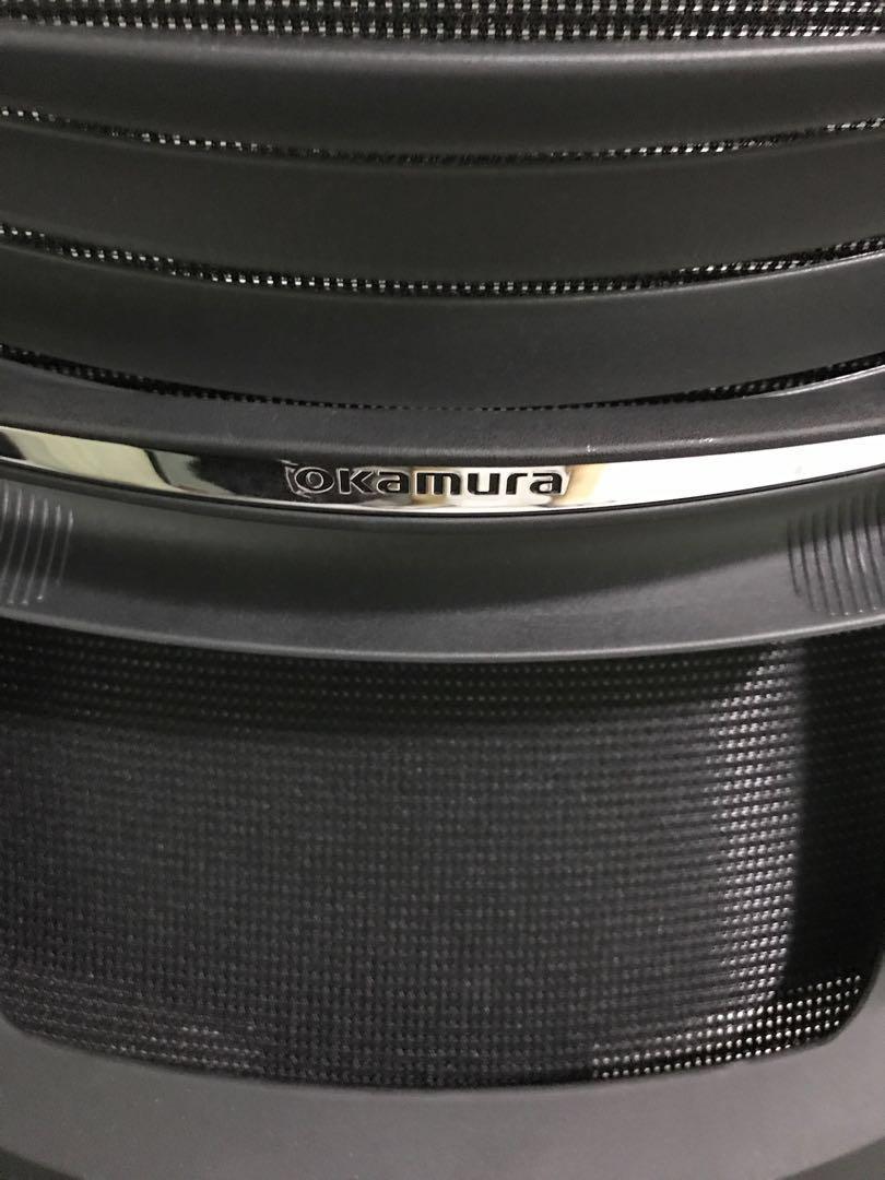Okamura portone office chair(gaming chair)(Ergonomic Chair), Furniture ...