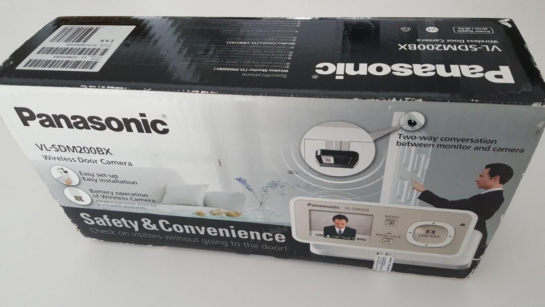 PANASONIC WIRELESS DOOR CAMERA, Furniture & Home Living, Security ...