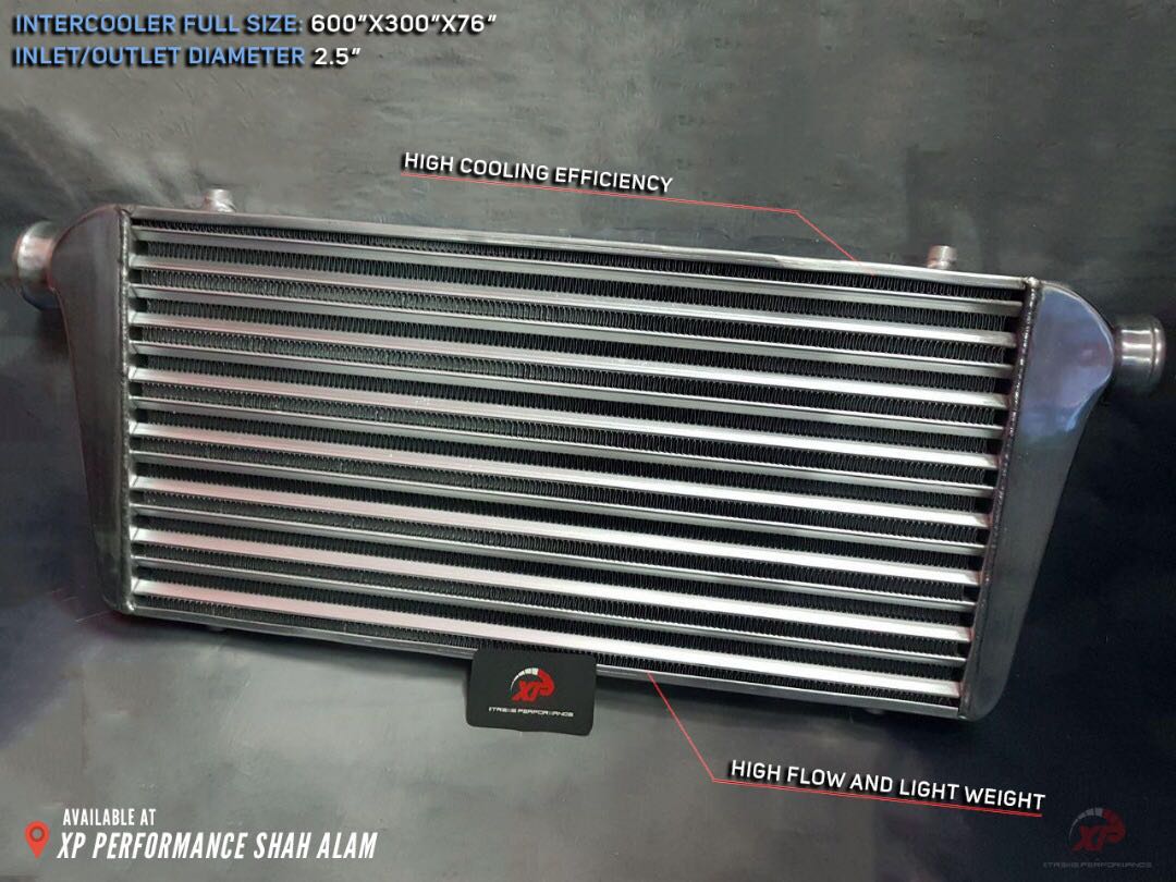SARD RACING INTERCOOLER 600x300x76 2.5 Delta Fin , Auto Accessories on ...