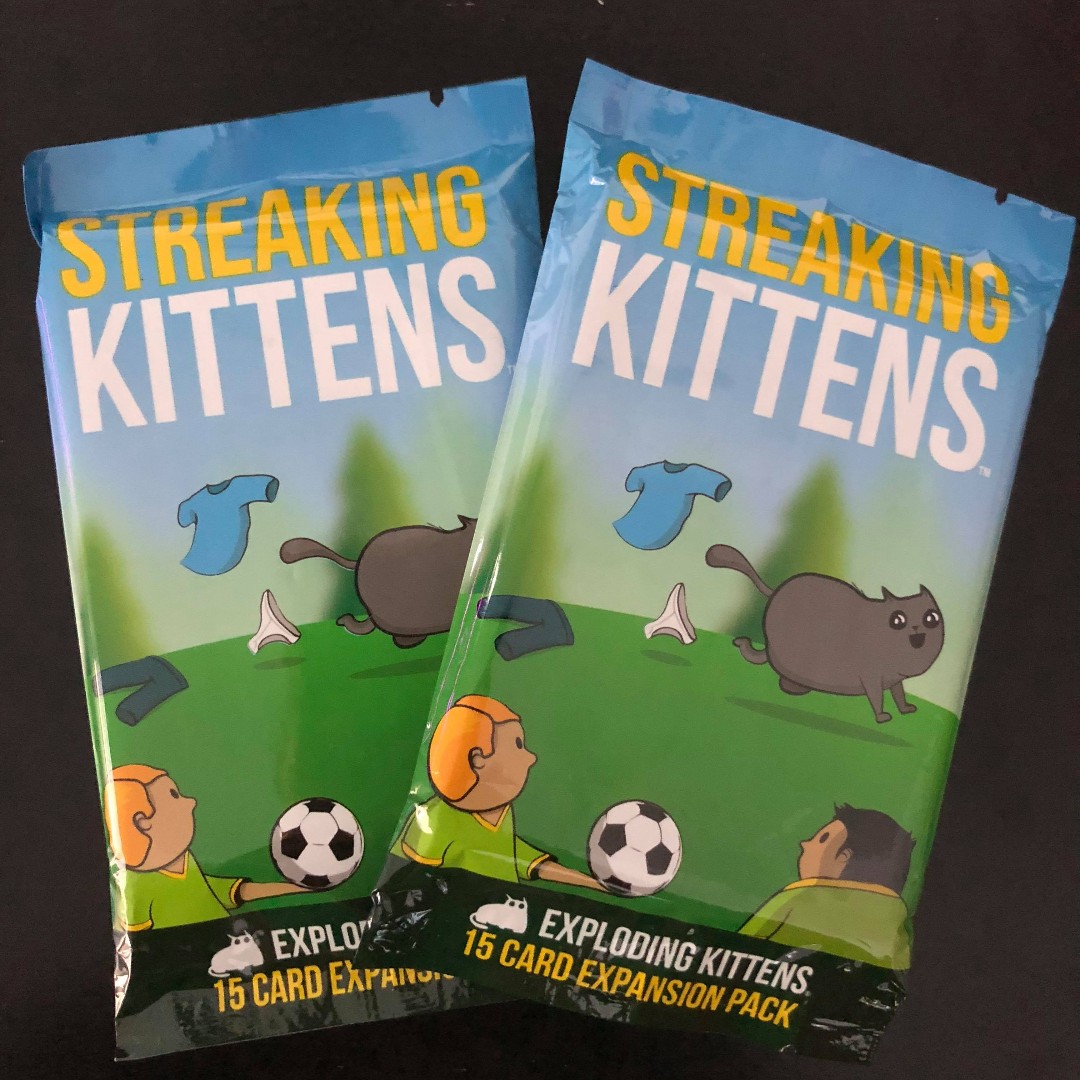 Streaking Kittens: 2nd Expansion of Exploding Kittens (ORIG), Hobbies ...
