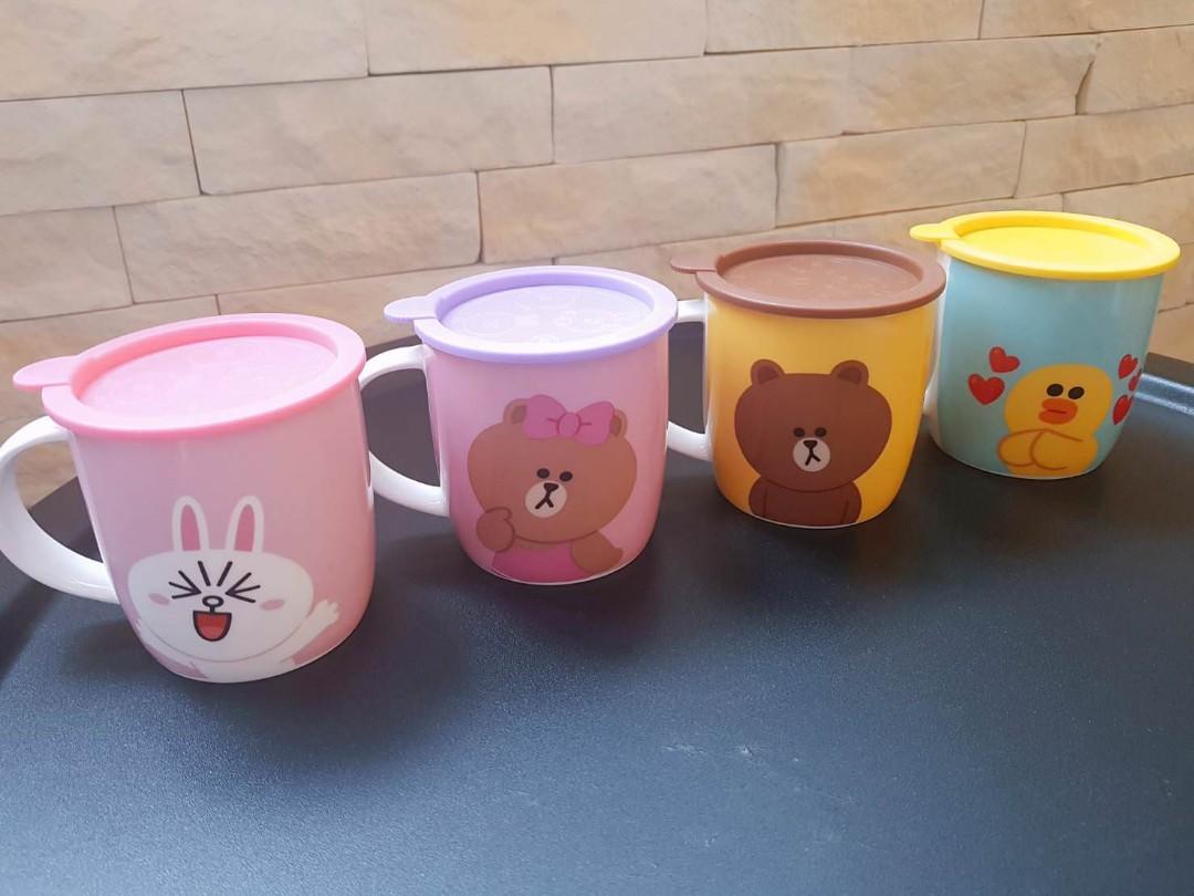 Taiwan Line Friends Mug x Colgate, Furniture & Home Living, Kitchenware ...