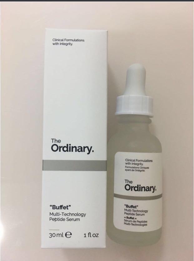 The Ordinary Buffet 精華30ml, 美容＆化妝品, 健康及美容 - 皮膚護理, 面部 - 面部護理 - Carousell