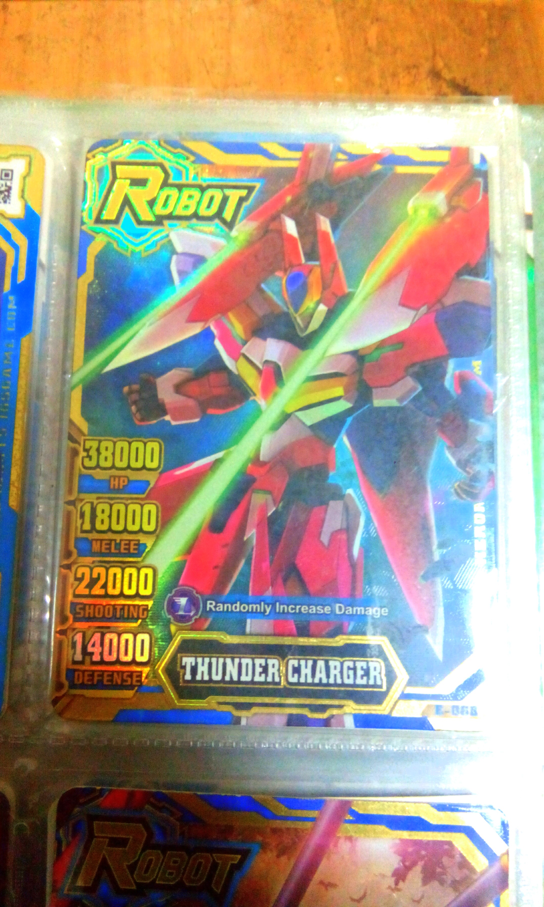 Thunder Charger Gold Card Hero Of Robots, Hobbies & Toys, Collectibles ...