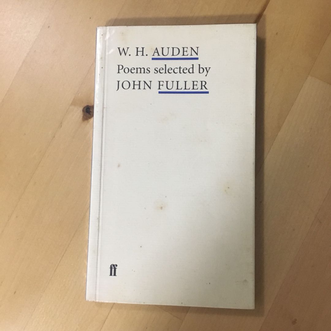 W.H Auden Poems selected by John Fuller, Hobbies & Toys, Books ...