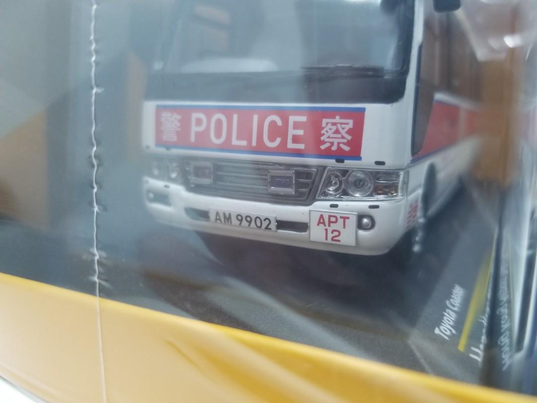 減價清貨一盒 Tiny 微影 ATC43056 合金車仔 1:43 香港豐田Coaster 警車 Police Car AM9902, 興趣及 ...