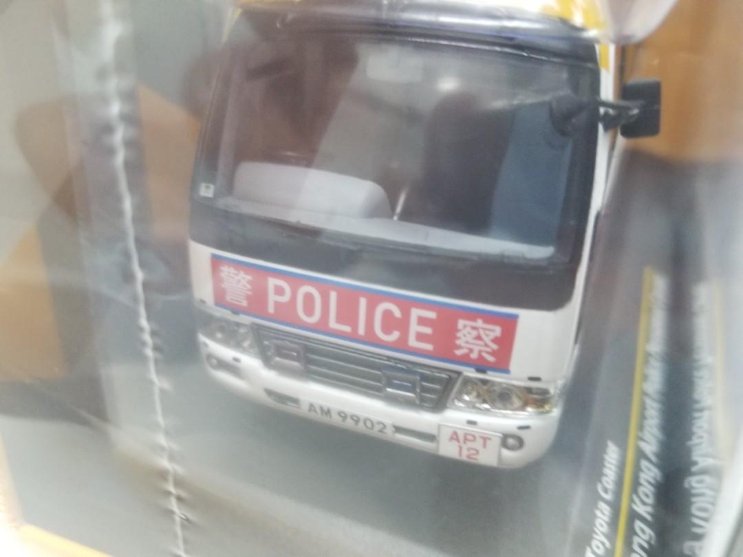 減價清貨一盒 Tiny 微影 ATC43056 合金車仔 1:43 香港豐田Coaster 警車 Police Car AM9902, 興趣及 ...