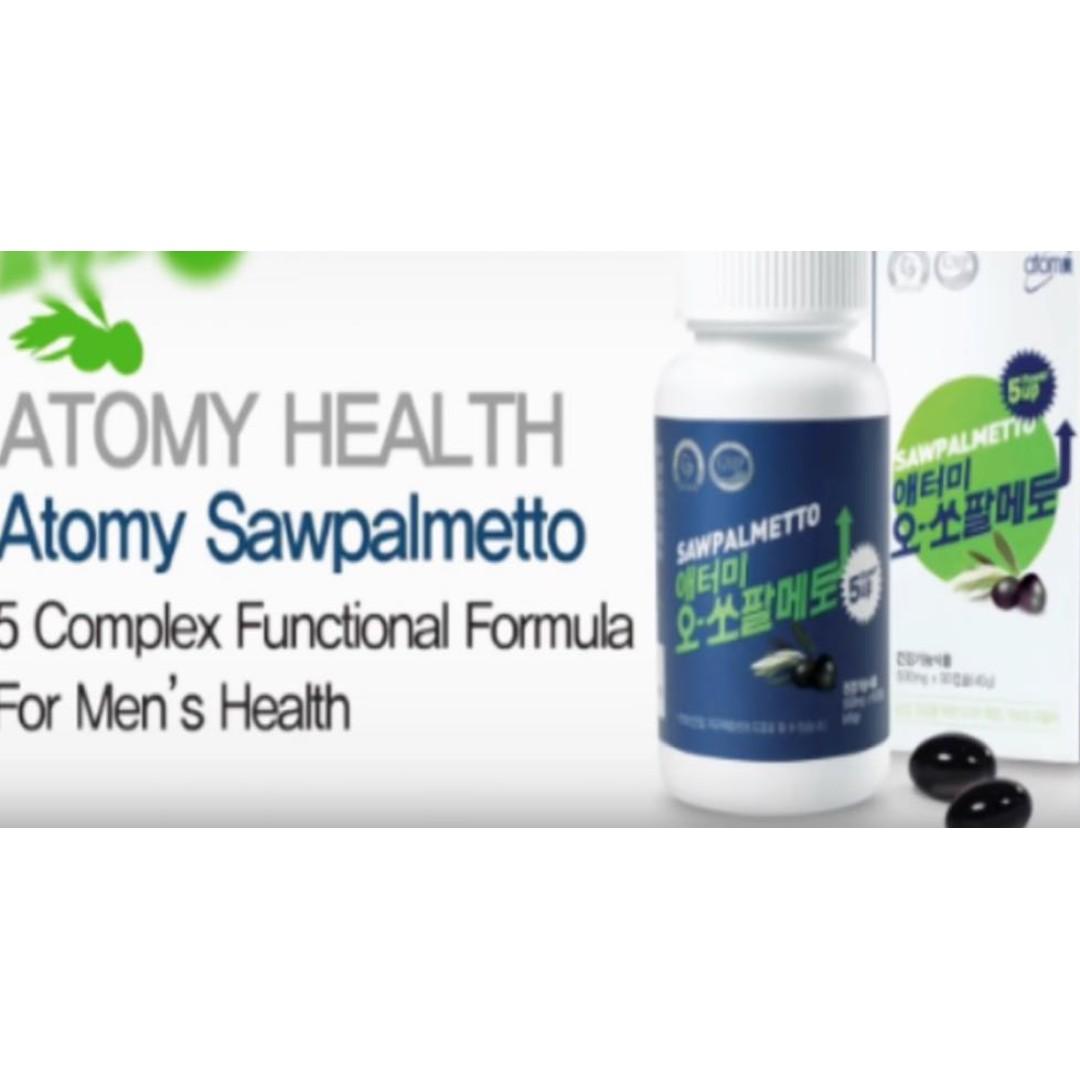 atomy sawpalmetto (good for men) from korea, Health & Nutrition, Health ...