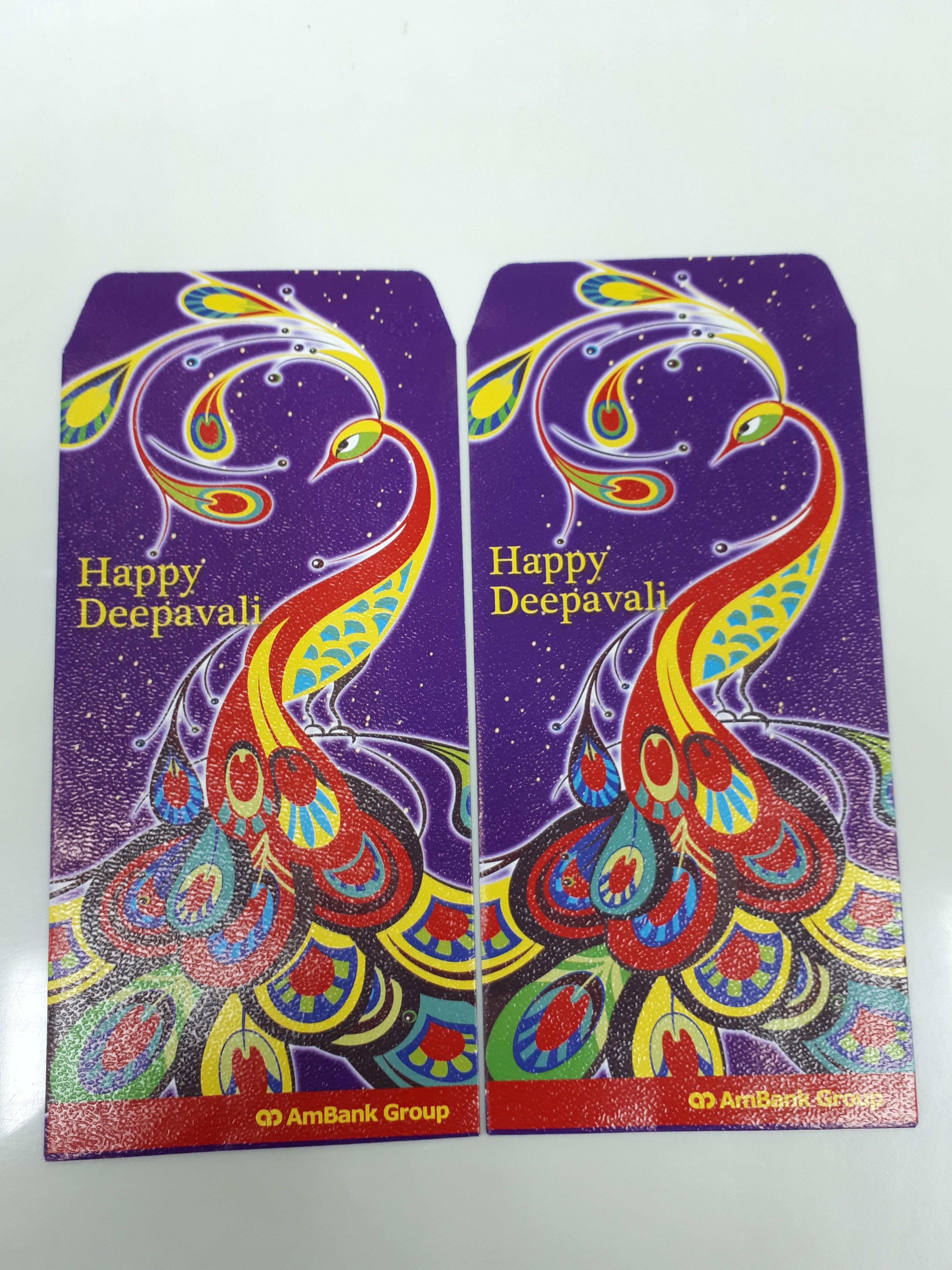Angpao packet sampul duit deepavali Ambank, Hobbies & Toys ...