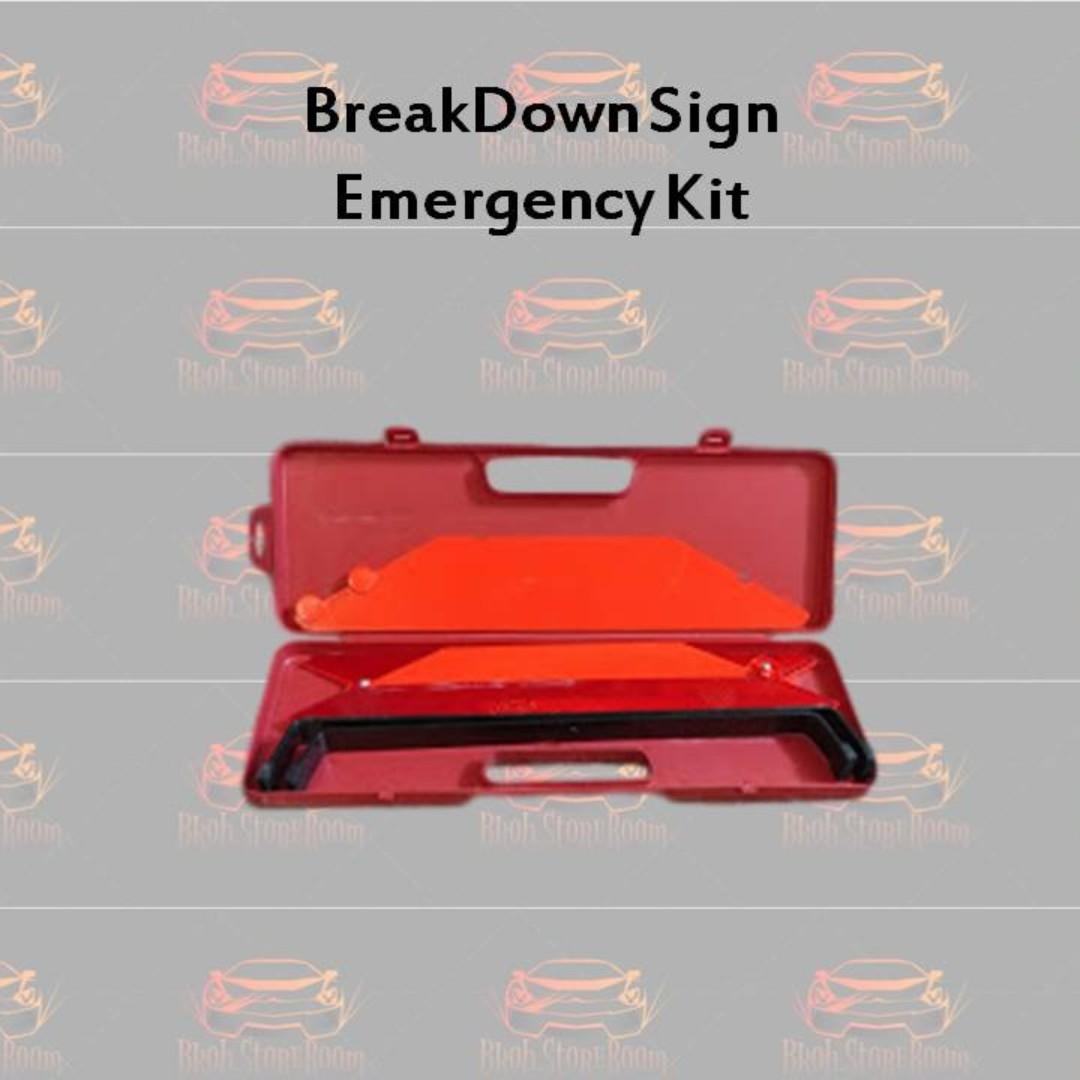 Breakdown sign emergency kit, Car Accessories, Accessories on Carousell