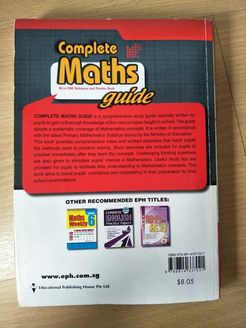 Complete maths guide for primary 6 ( preparing for PSLE), Hobbies ...