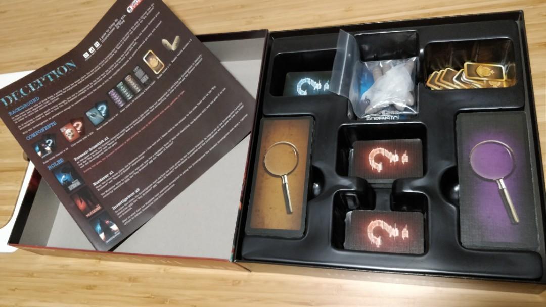Deception: Murder in Hong Kong Board Game, Hobbies & Toys, Toys & Games ...