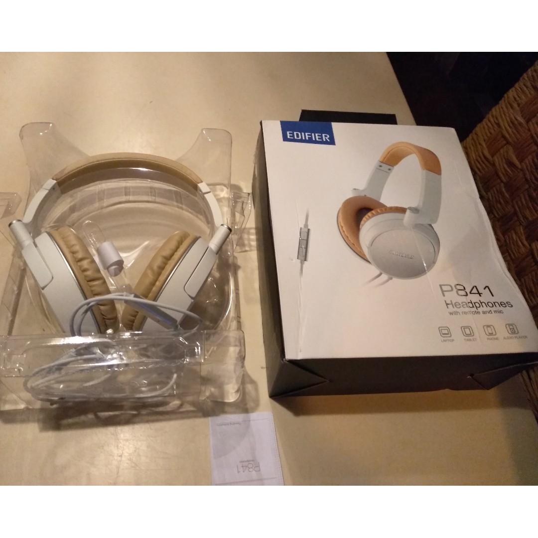 EDIFIER P841 Over-Ear HiFi Headphones Double Line Noise Isolating ...
