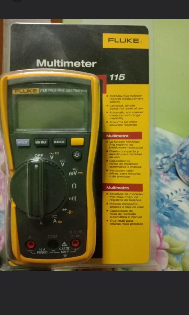 Fluke 115 Multimeter, Health & Nutrition, Health Monitors & Weighing ...