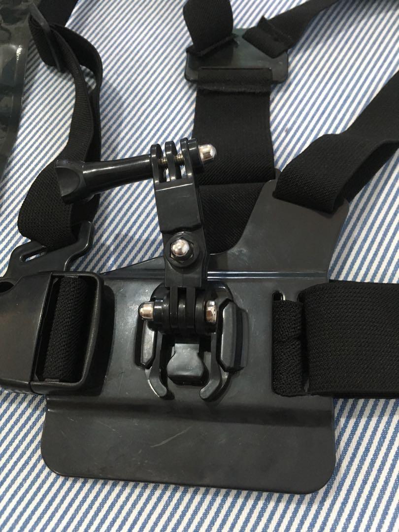 Gopro Chest mount with Zinka nose coat and spartan water container ...