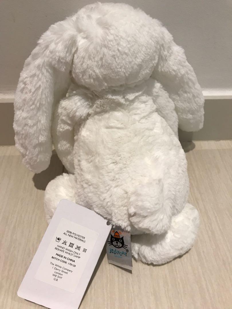 Jellycat Bashful Bunny White (exclusive to the little white company ...