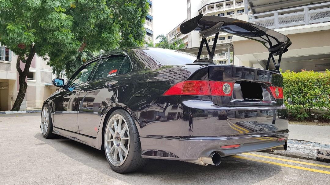 J's Racing Cf Wing with Cf base Plate (CL7/FD/DC5), Car Accessories ...