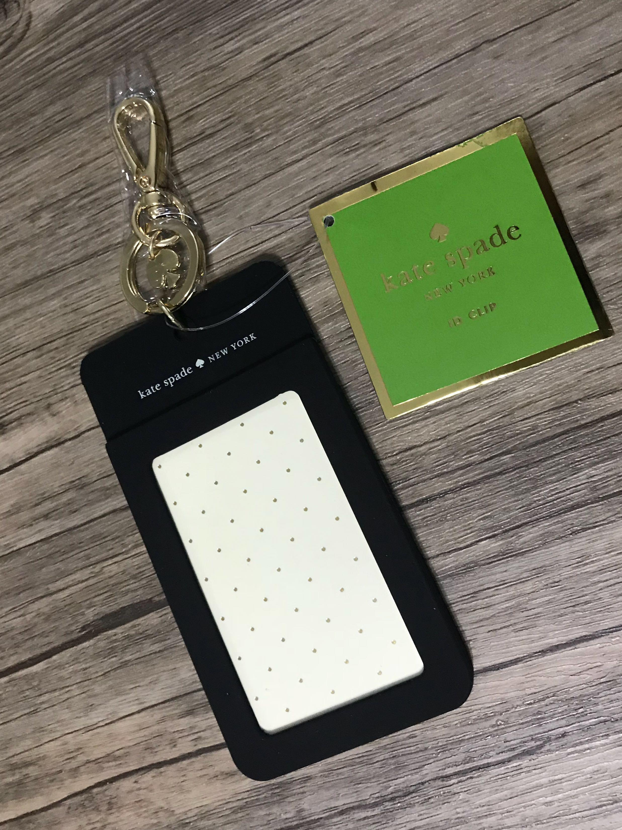 Kate Spade New York, Women’s Id Clip, Black Dot, Women's Fashion ...