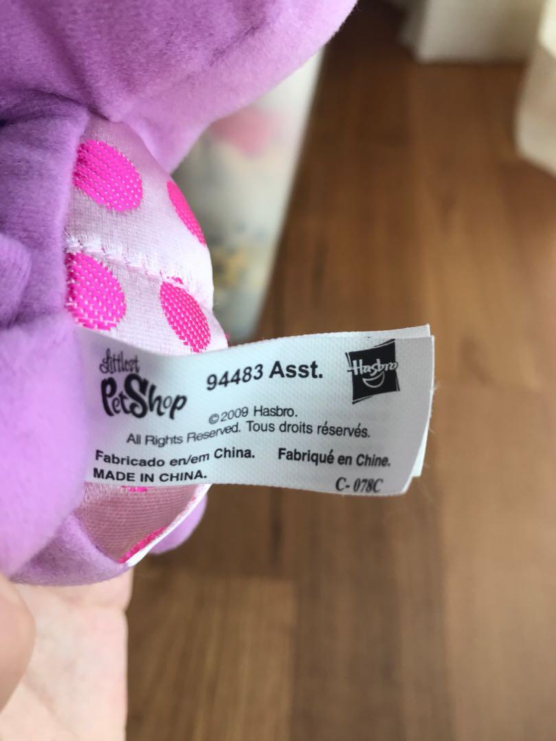 Littlest Pet Shop purple Spider stuffed toy, Hobbies & Toys, Toys ...