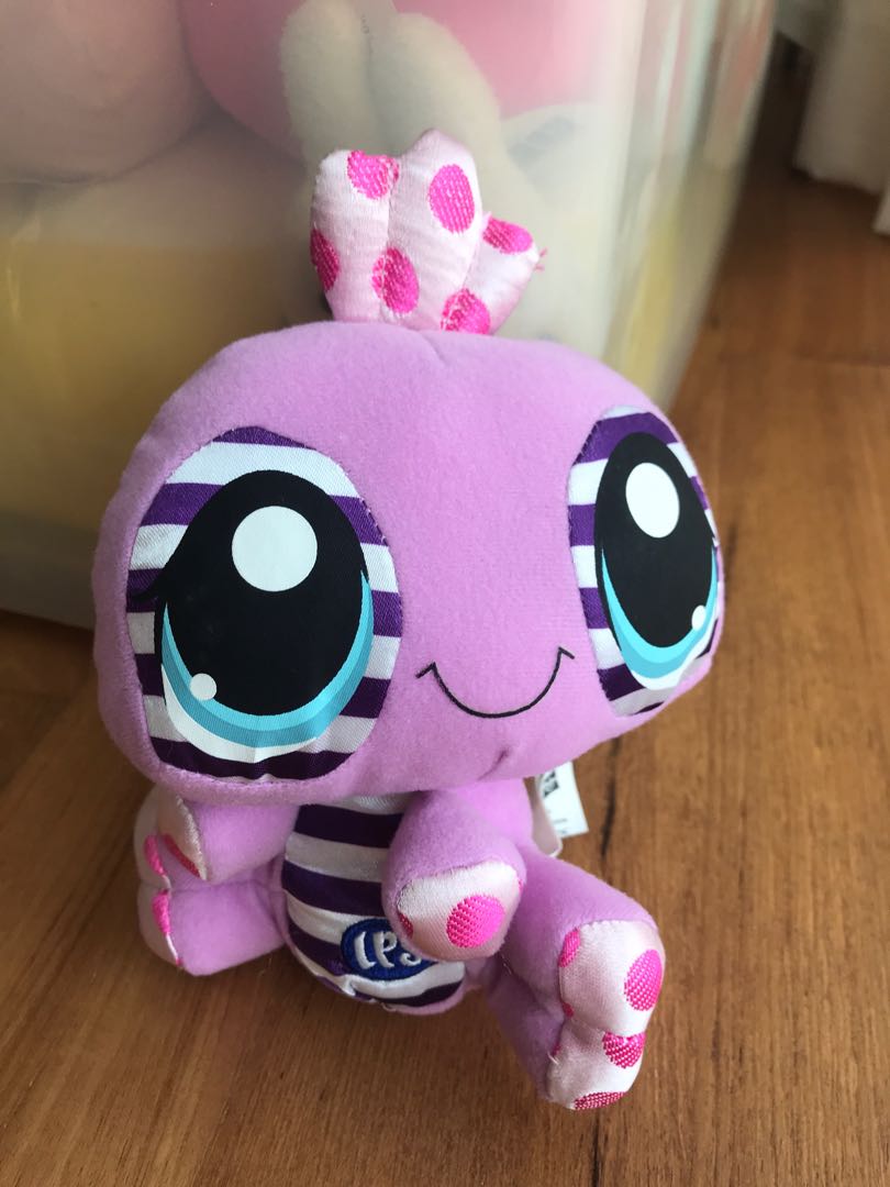 Littlest Pet Shop purple Spider stuffed toy, Hobbies & Toys, Toys ...