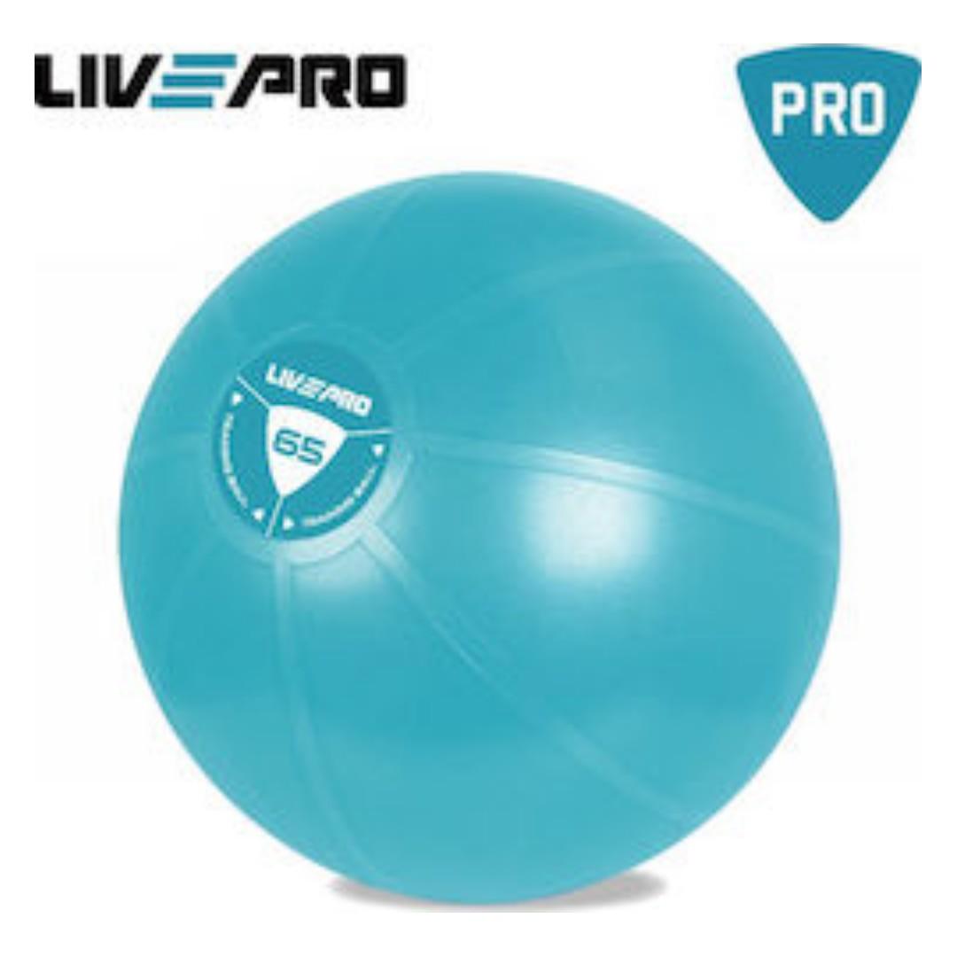 Live Pro Anti Burst Core Fit Exercise Ball 65 Cm Health And Nutrition