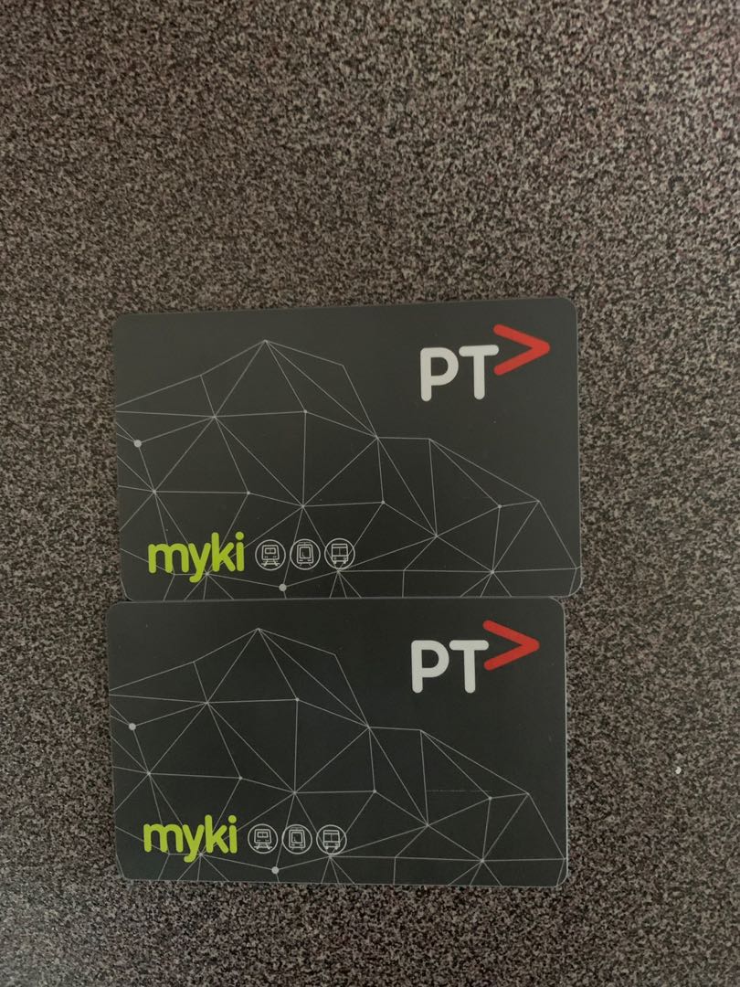 Melbourne Myki x 2 with 15aud stored value , Tickets & Vouchers, Store ...