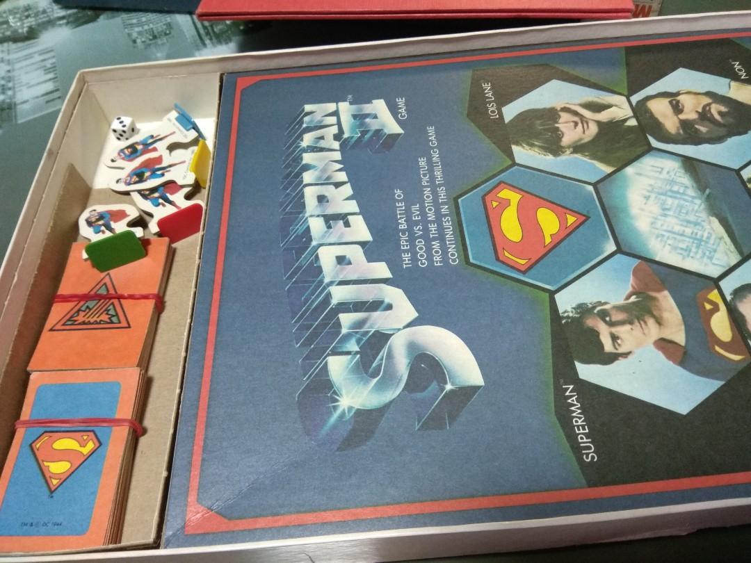 MILTON BRADLEY Vintage 1980 Superman Boardgame, Hobbies & Toys, Toys ...