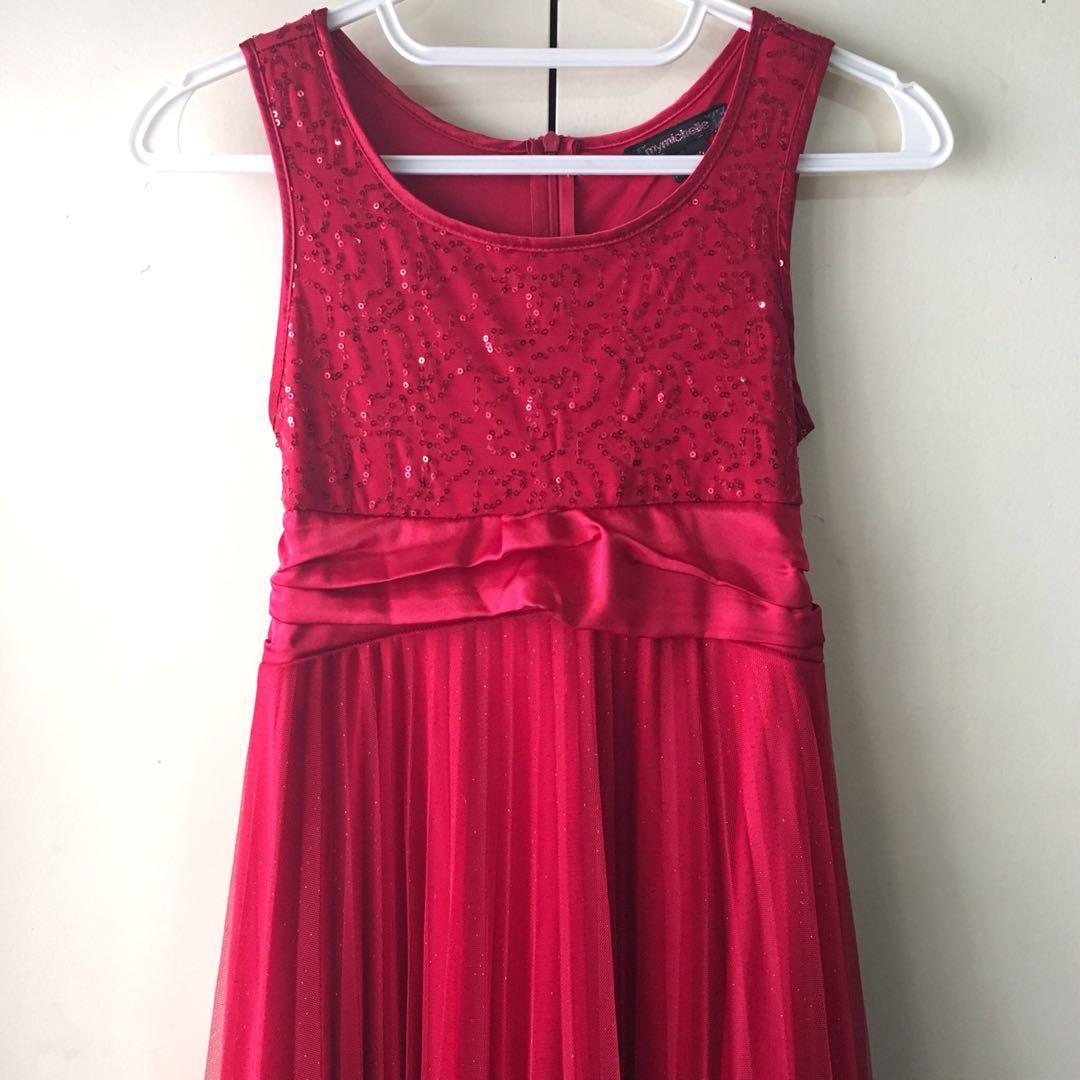 My Michelle Girls’ Red Dress (8-10 years old), Babies & Kids, Babies ...