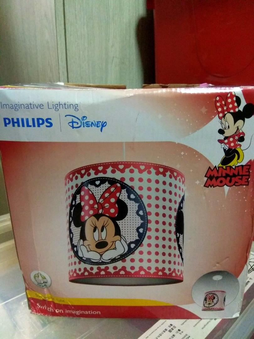 PHILIPS DISNEY Minnie Mouse Suspension Ceiling Light, Furniture & Home ...