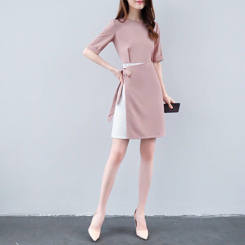 Pink office dress, Women's Fashion, Dresses & Sets, Dresses on Carousell
