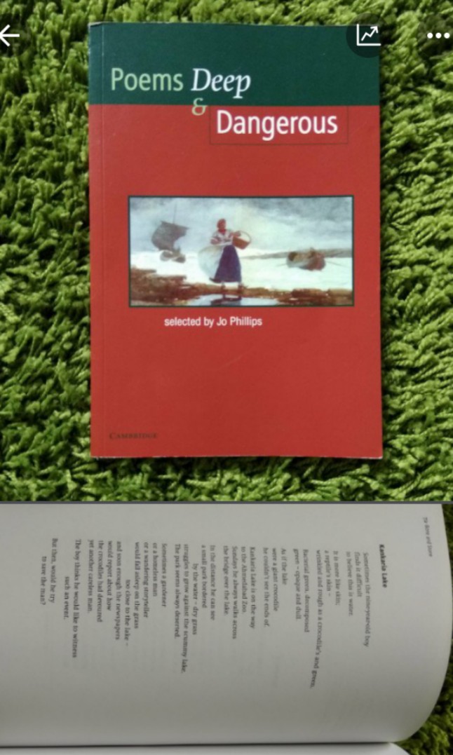 Poems Deep & Dangerous, Hobbies & Toys, Books & Magazines, Fiction ...