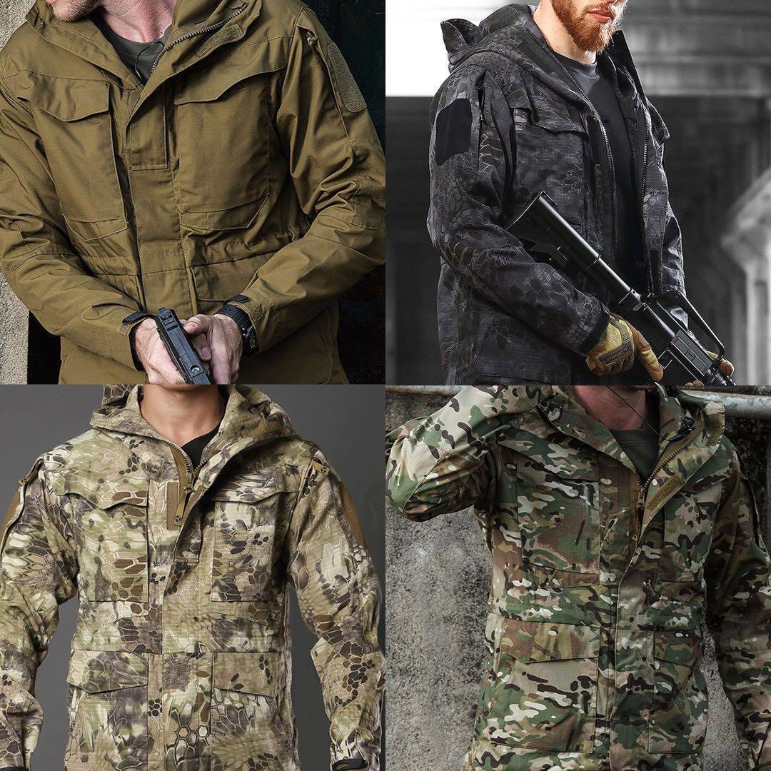 [PO]Tactical Jacket (With Hood), Men's Fashion, Coats, Jackets and ...