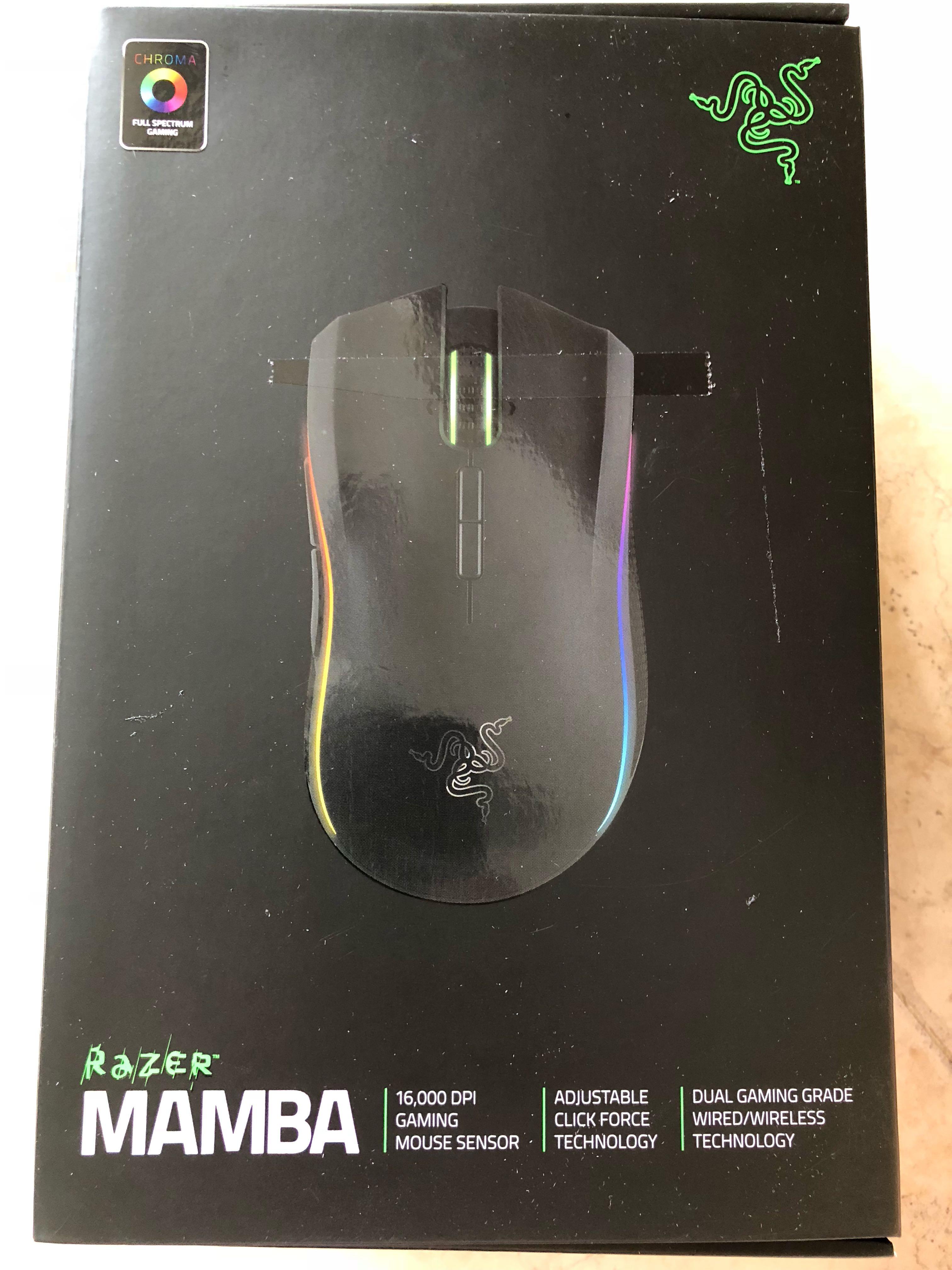 Razer Wireless Mamba 16,000 dpi, Computers & Tech, Parts & Accessories ...
