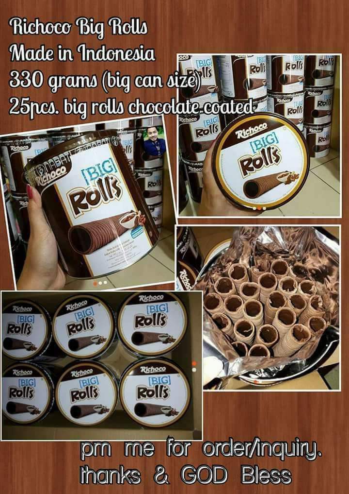 Richoco big rolls, Food & Drinks, Packaged & Instant Food on Carousell