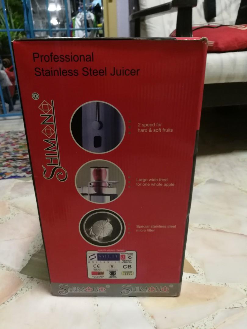 SHIMANO JUICE BLENDER STAINLESS STEEL, TV & Home Appliances, Kitchen ...