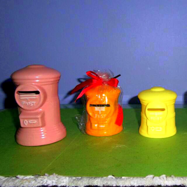Tabung Duit Peti Pos Mini, Hobbies & Toys, Stationery & Craft, Art ...