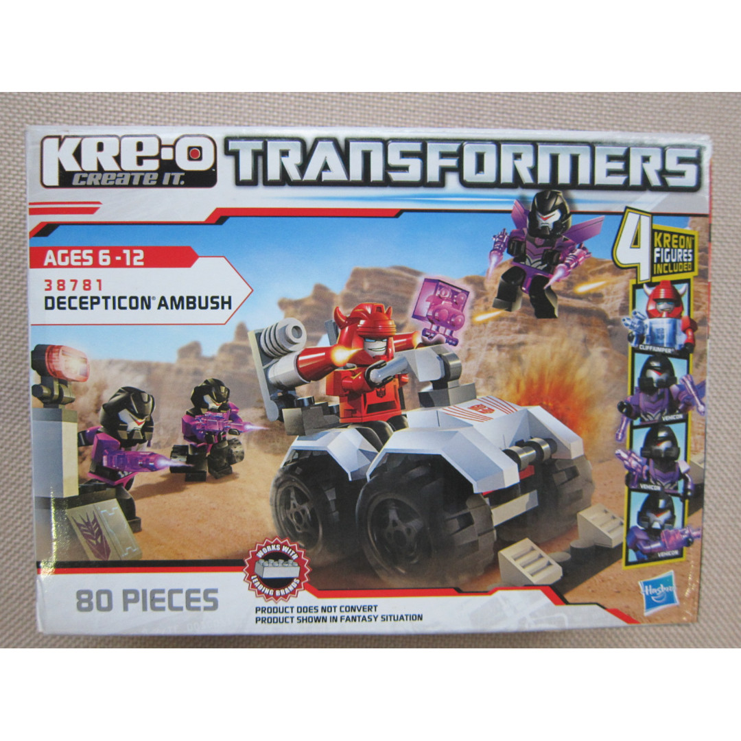 Transformers KRE-O KREO Kreons 38781 Decepticon Ambush CliffJumper ...