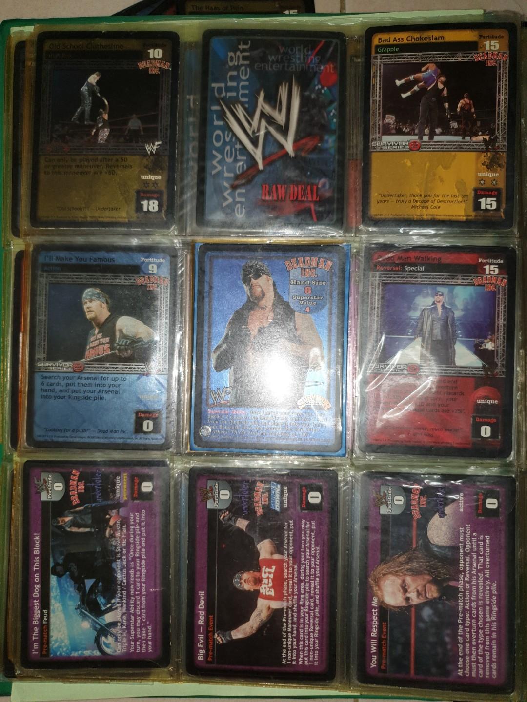 WWE WWF CARDS, Hobbies & Toys, Toys & Games on Carousell
