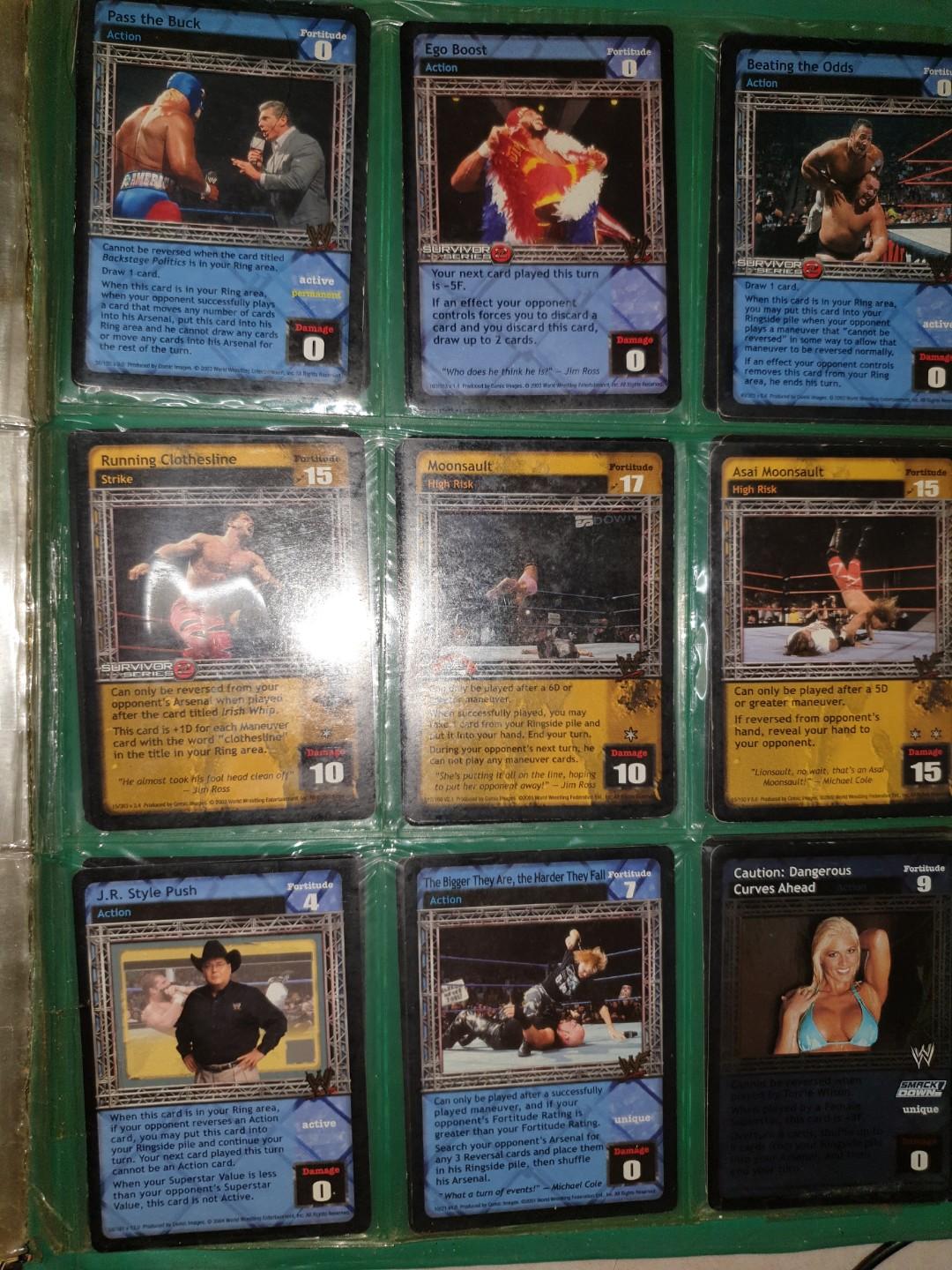 WWE WWF cards, Hobbies & Toys, Toys & Games on Carousell