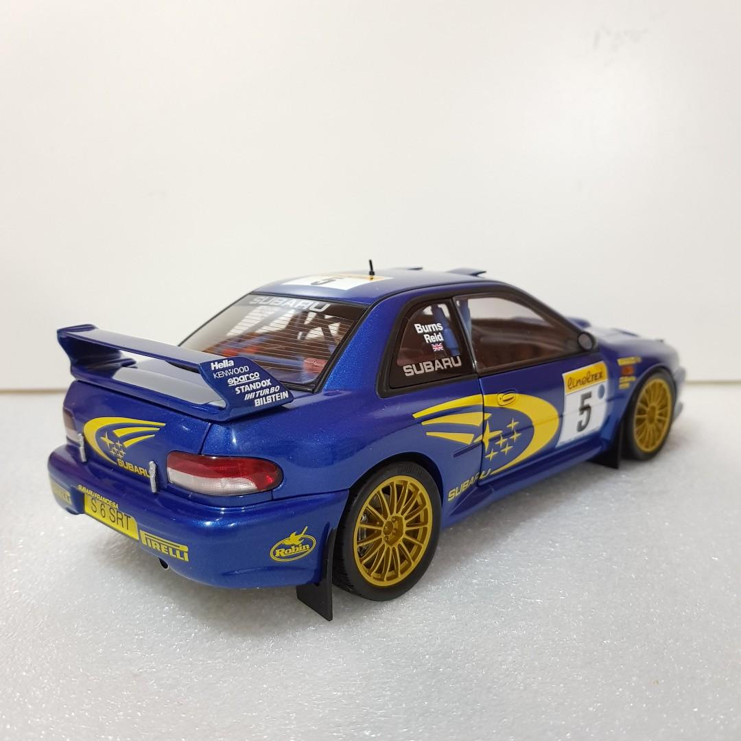1/18 Autoart Subaru WRC #5 Rally Monte Carlo, Hobbies & Toys, Toys ...