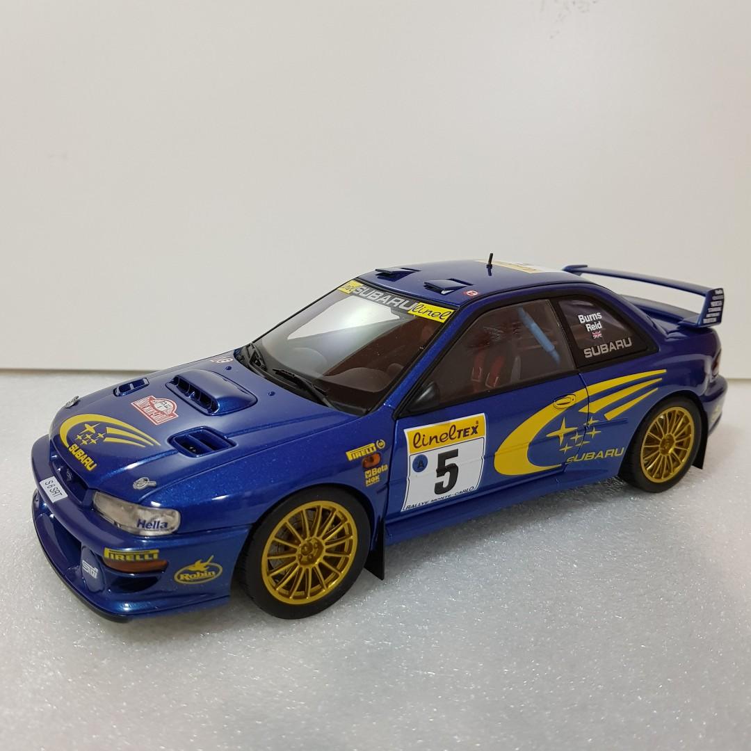 1/18 Autoart Subaru WRC #5 Rally Monte Carlo, Hobbies & Toys, Toys ...