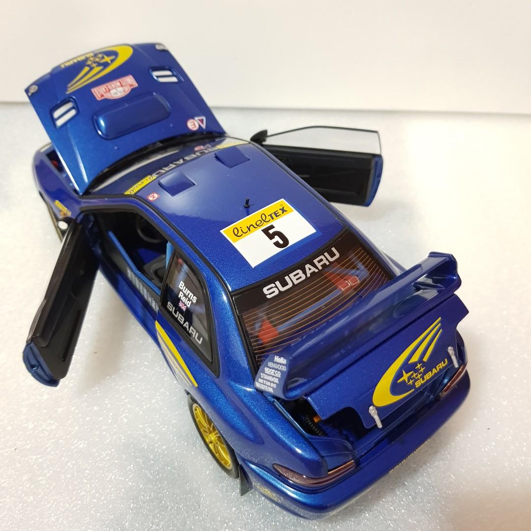 1/18 Autoart Subaru WRC #5 Rally Monte Carlo, Hobbies & Toys, Toys ...