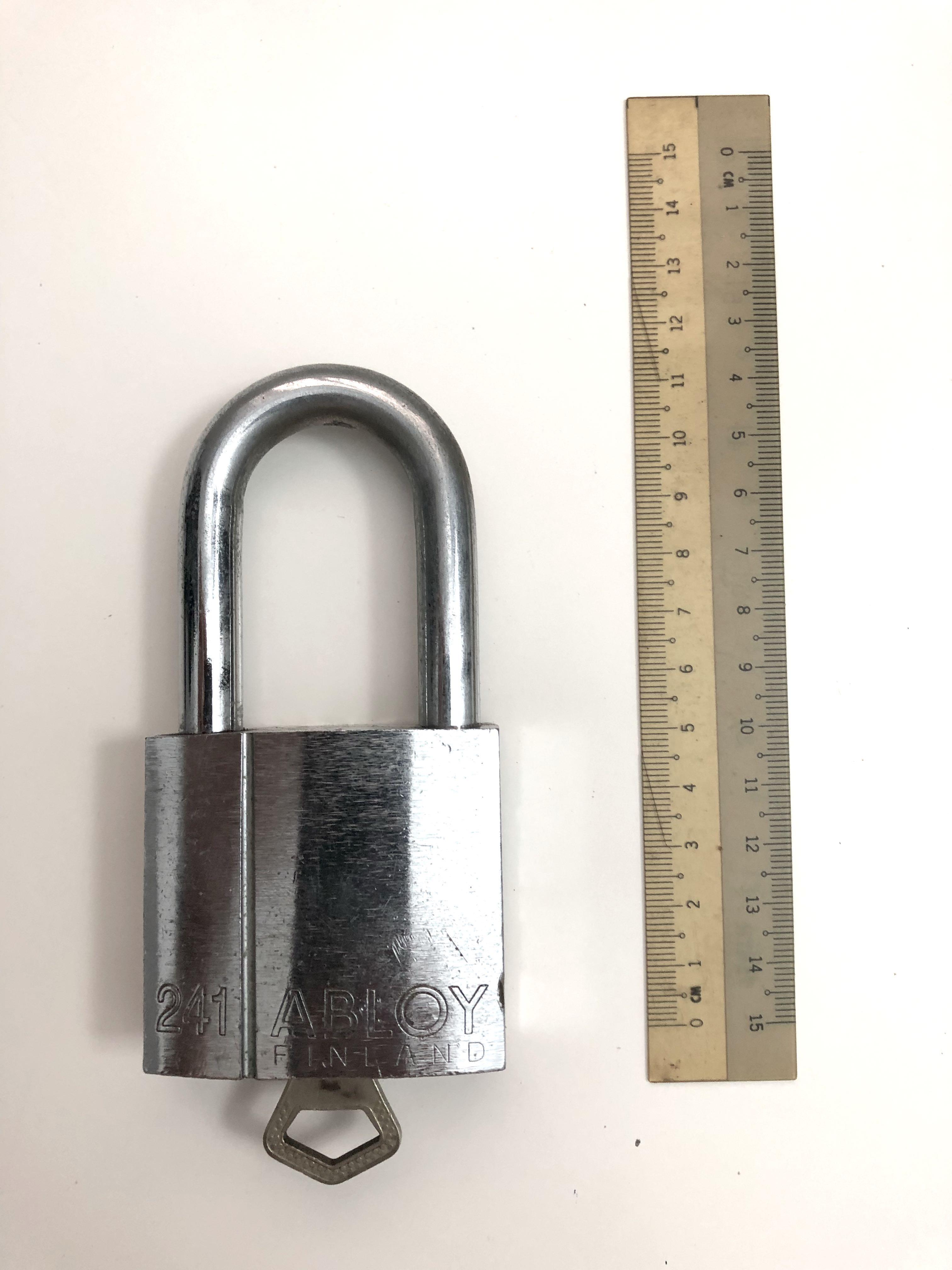 Abloy heavy duty lock and key, Everything Else on Carousell