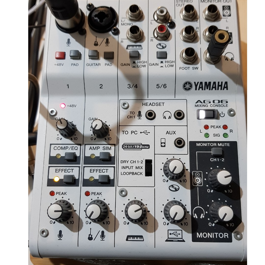 Audio Interface/Mixer Yamaha AG06, Audio, Other Audio Equipment on ...