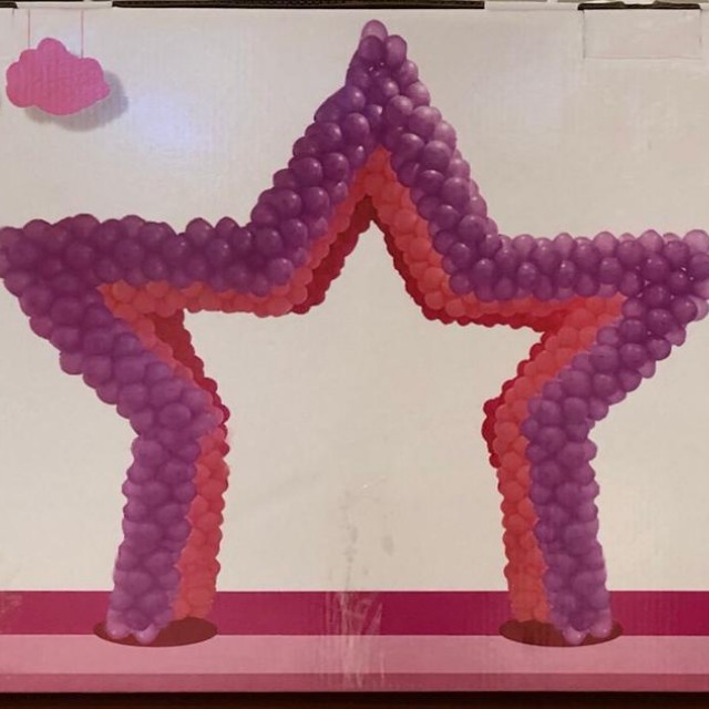 Balloon star arch frame kit, Hobbies & Toys, Memorabilia & Collectibles ...