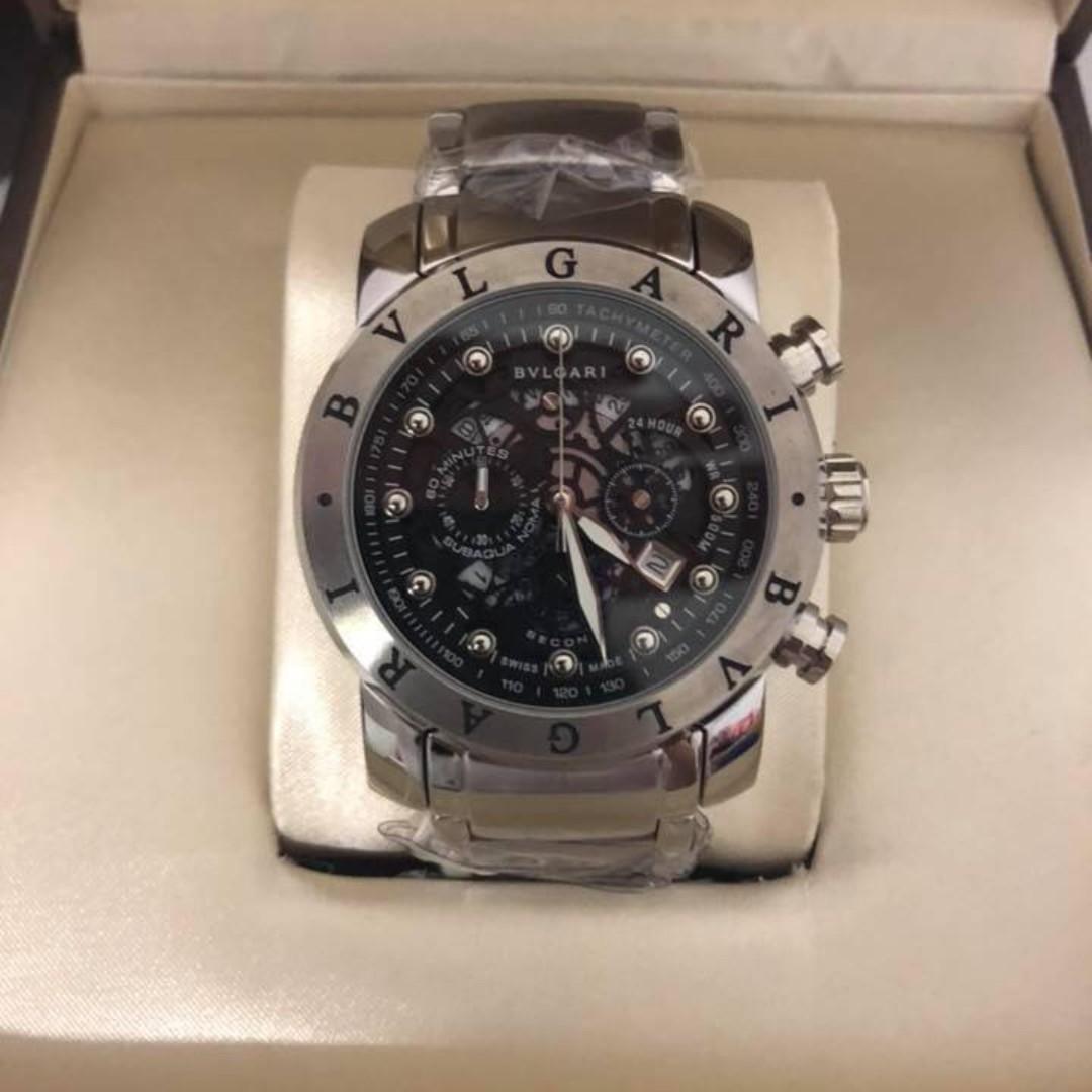 BVLGARI Watch for Men (Authentic Pawnable), Men's Fashion, Watches ...