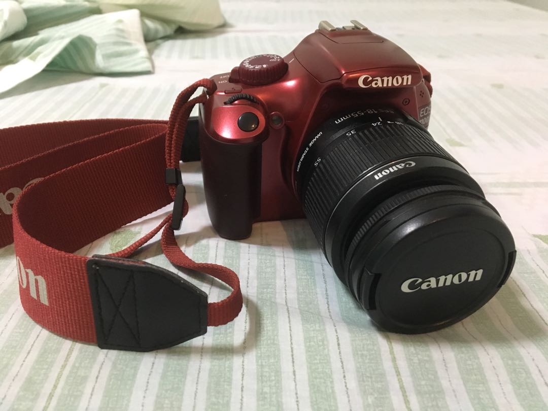 Canon EOS 1100D Red Limited Edition, Photography, Cameras on Carousell