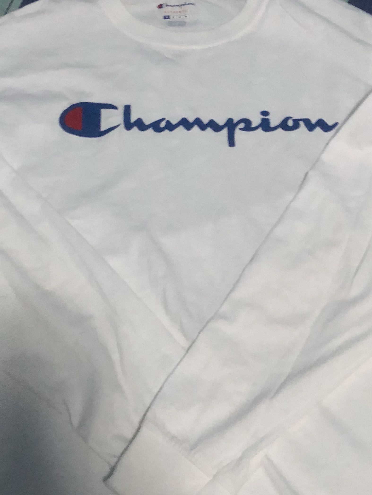 Champion Script Logo Long Sleeves on Carousell