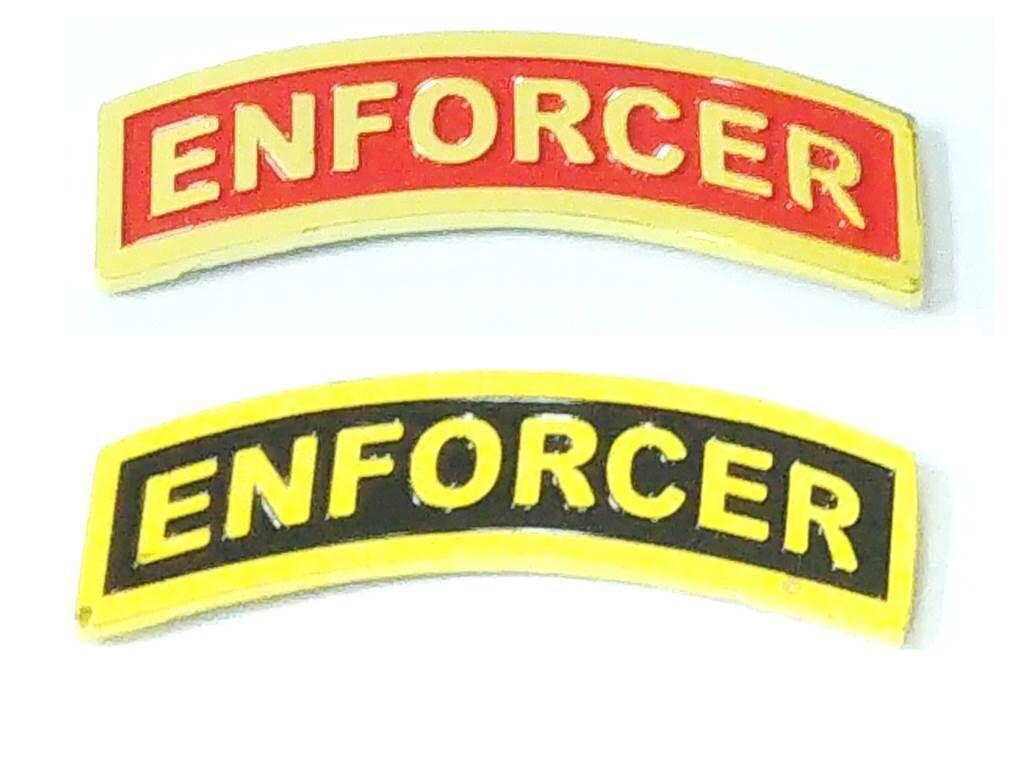 Curved Military Pins Aggressor, Armour, Artillery, Commando, Enforcer ...